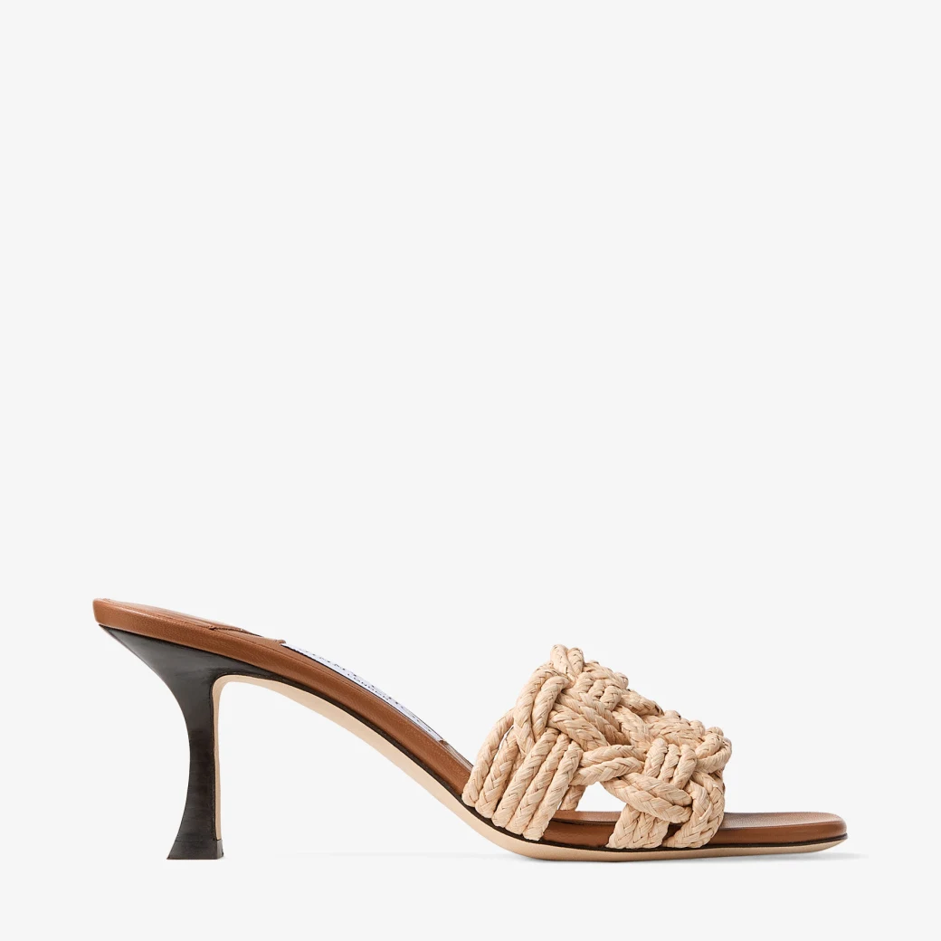 Chara 70 - tan/natural - JIMMY CHOO- Official Site